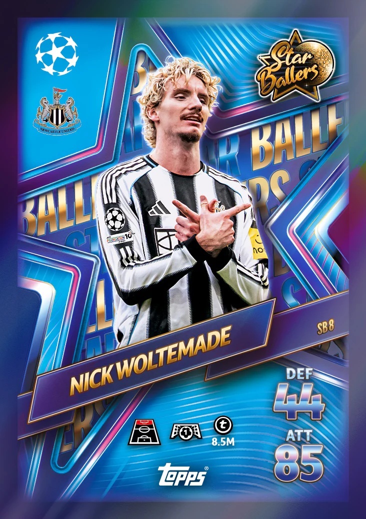 Blister Update #2 Star Ballers Match Attax 2025/26 | karteina.pl